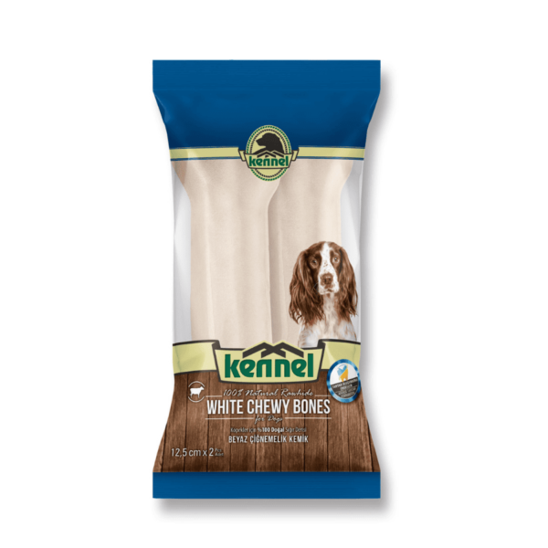 Kennel White Chewy Bones (12.5cm x 2pcs) - Pet Zone